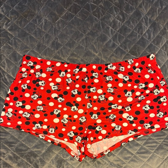 Disney | Shorts | Disney Red Mickey And Minnie Mouse Shorts | Poshmark